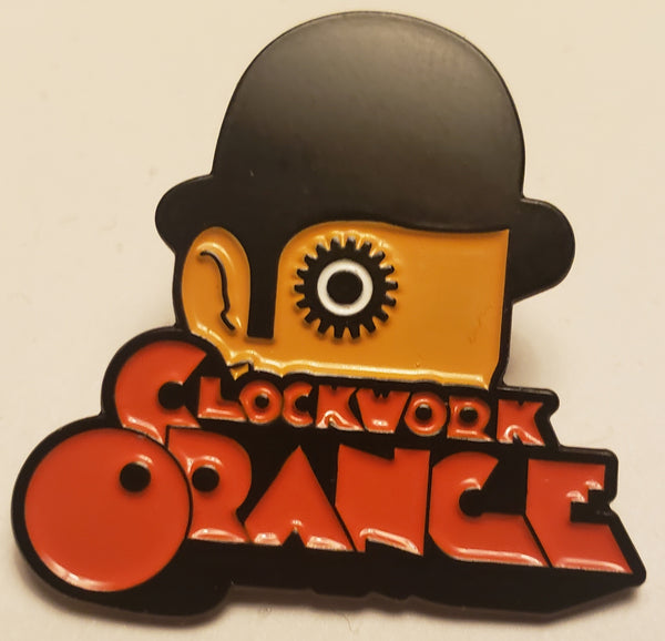 CLOCKWORK ORANGE ENAMEL BADGE – pnv distribution
