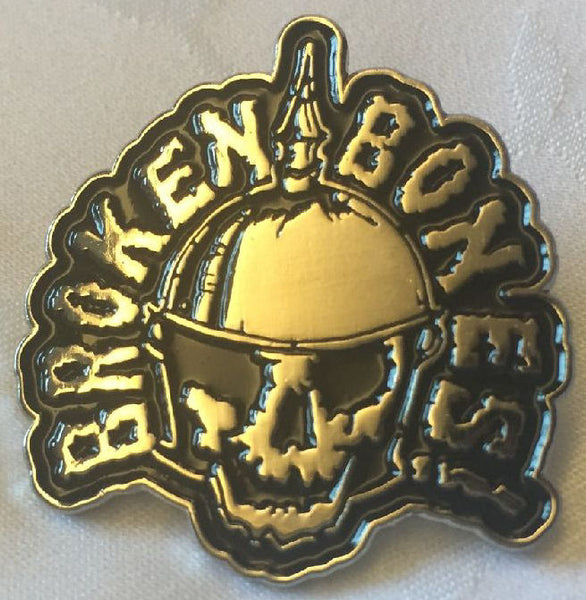 BROKEN BONES SKULL ENAMEL BADGE – pnv distribution