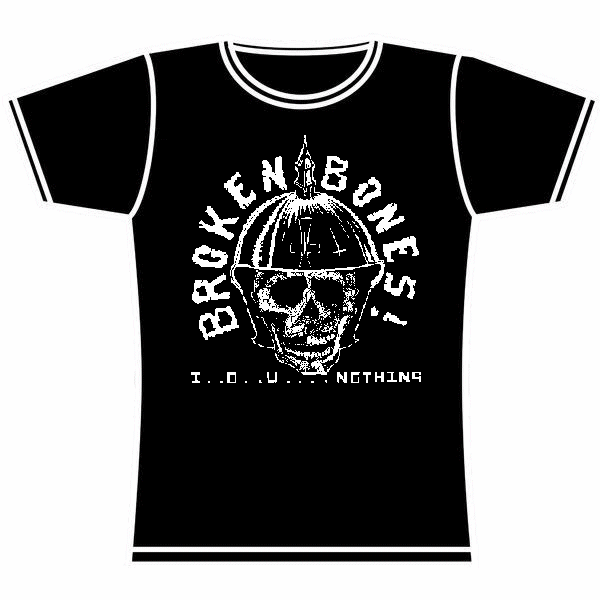 BROKEN BONES SKULL GIRLS TSHIRT – pnv distribution