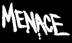 MENACE LOGO sticker – pnv distribution