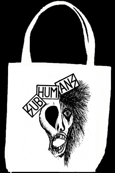 SUBHUMANS HALF SKULL tote – pnv distribution