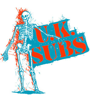 UK SUBS SKULL back patch – pnv distribution